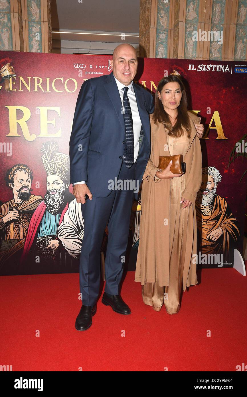 Rome, Sistina Theater Premiere of the Musical "The 7 Kings of Rome", In ...