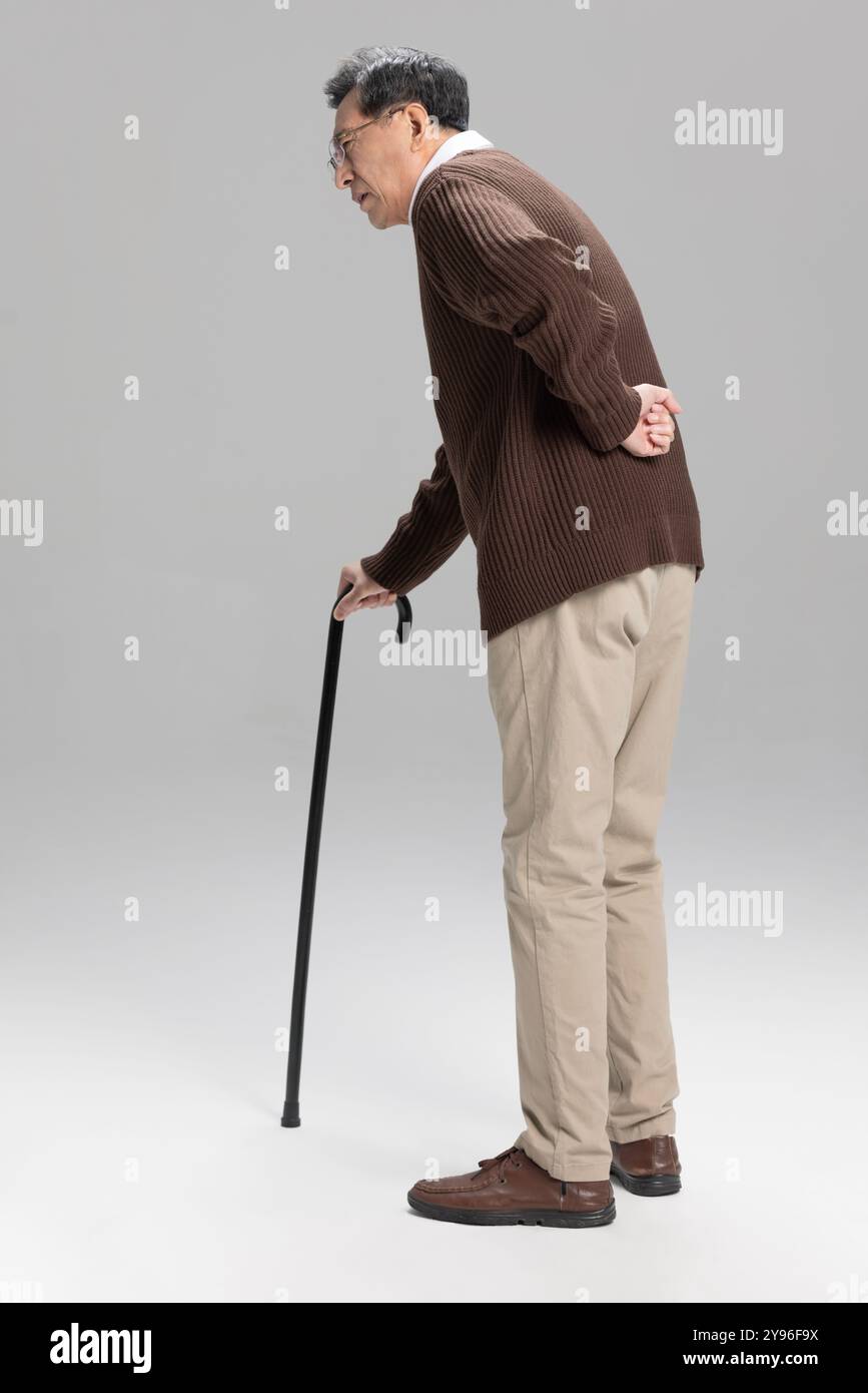 Indian man backache pain illness hi-res stock photography and images ...