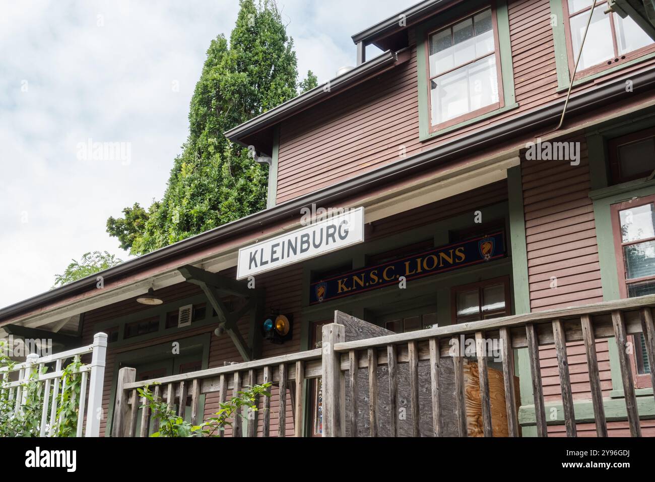 The historic Kleinburg Railway Station, built in 1907, now serves as a scout house. Located in ...