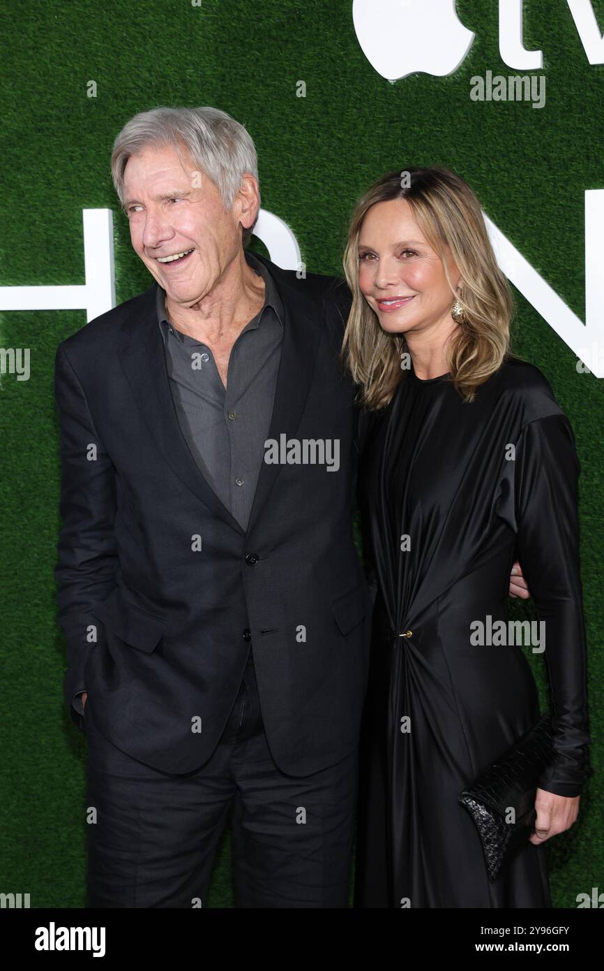 West Hollywood, Ca. 08th Oct, 2024. Harrison Ford and Calista Flockhart ...