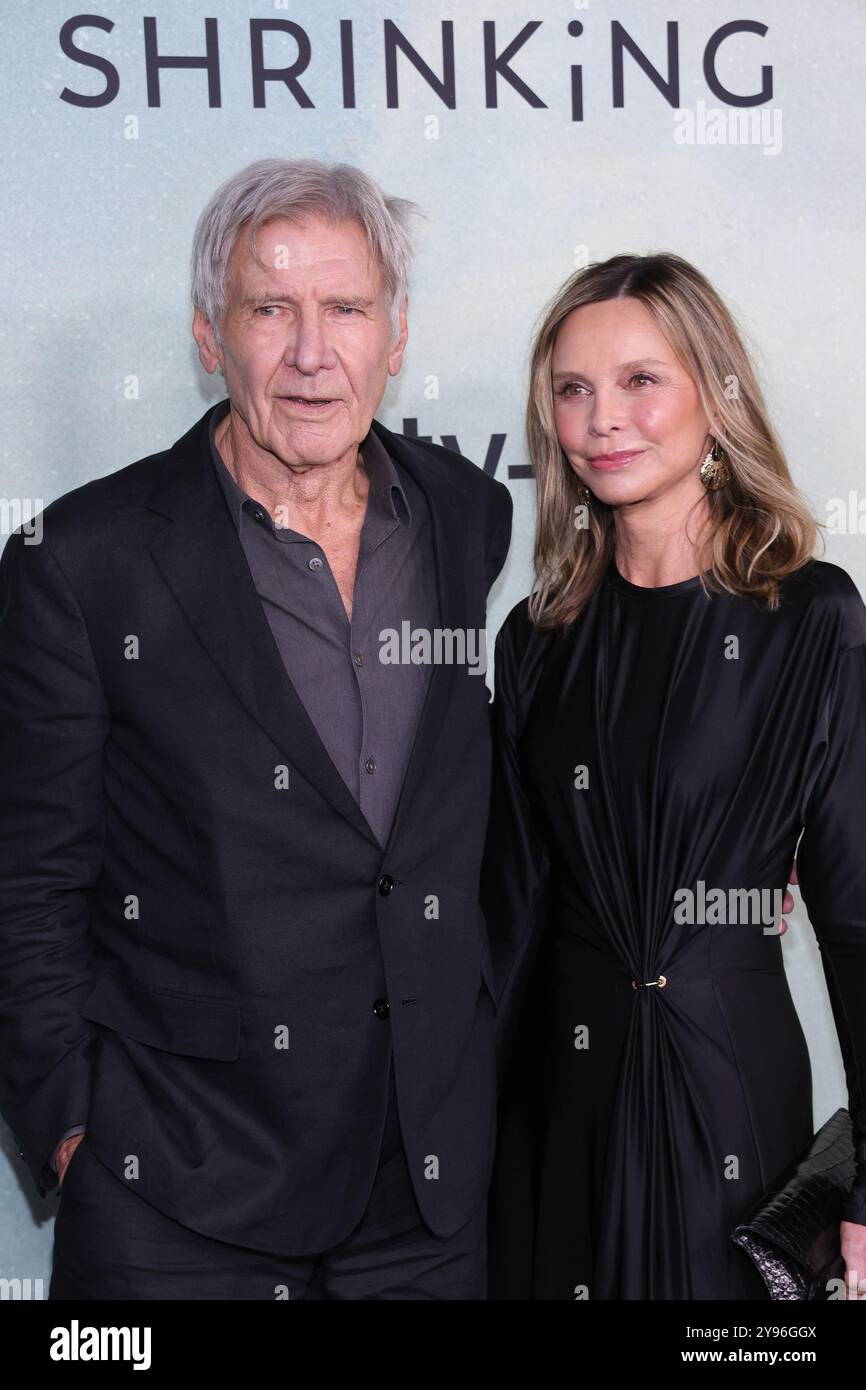 West Hollywood, Ca. 08th Oct, 2024. Harrison Ford and Calista Flockhart ...