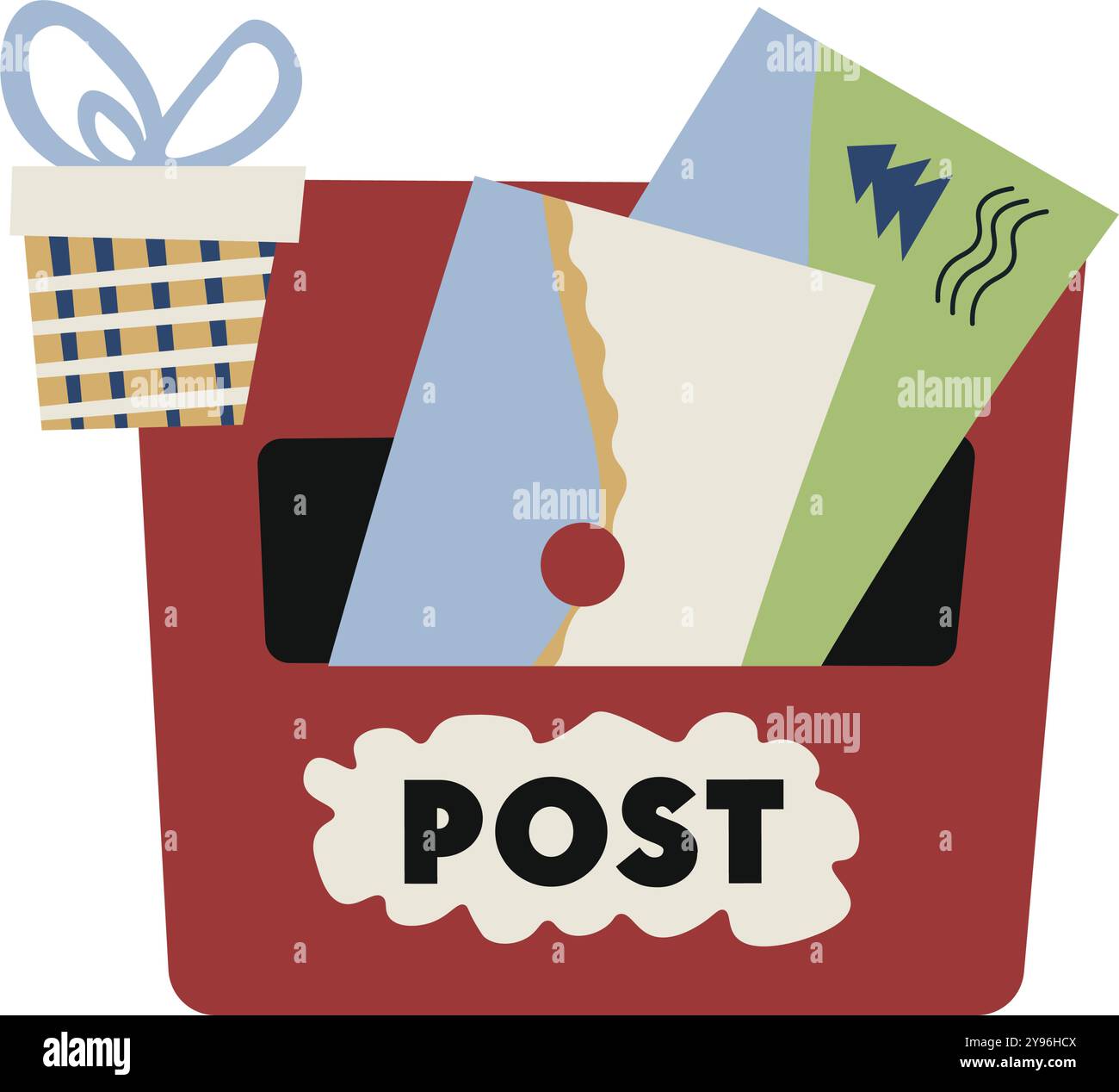 The box of letters Stock Vector Images - Alamy