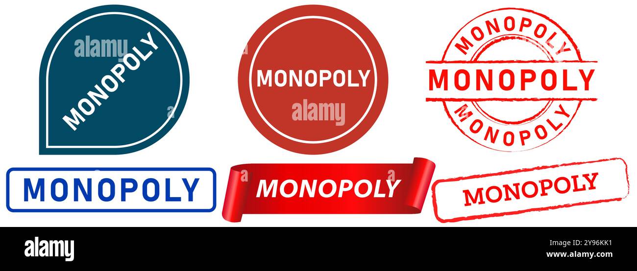 Monopoly controlling dominate absence of competition rich stamp ...