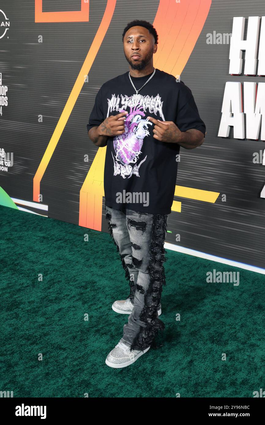 LAS VEGAS, NEVADA - OCTOBER 8: Yung Sweep at the 2024 BET Hip Hop ...