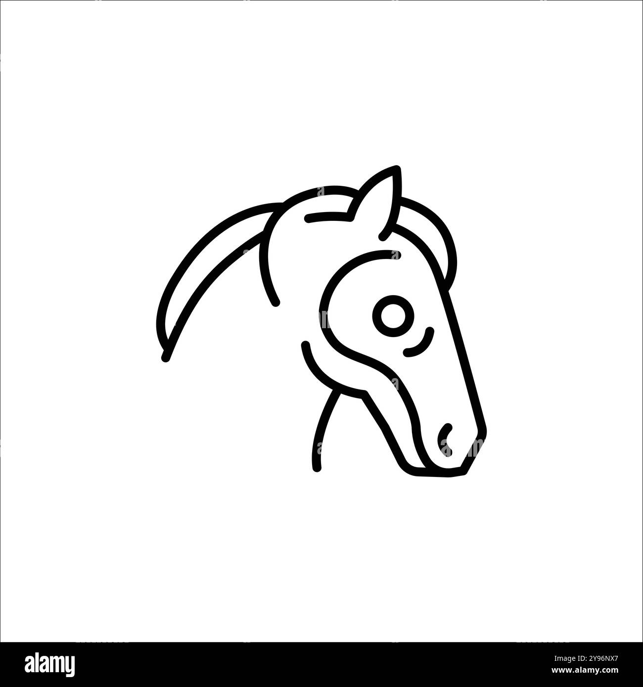Horse head icon Stock Vector Image & Art - Alamy