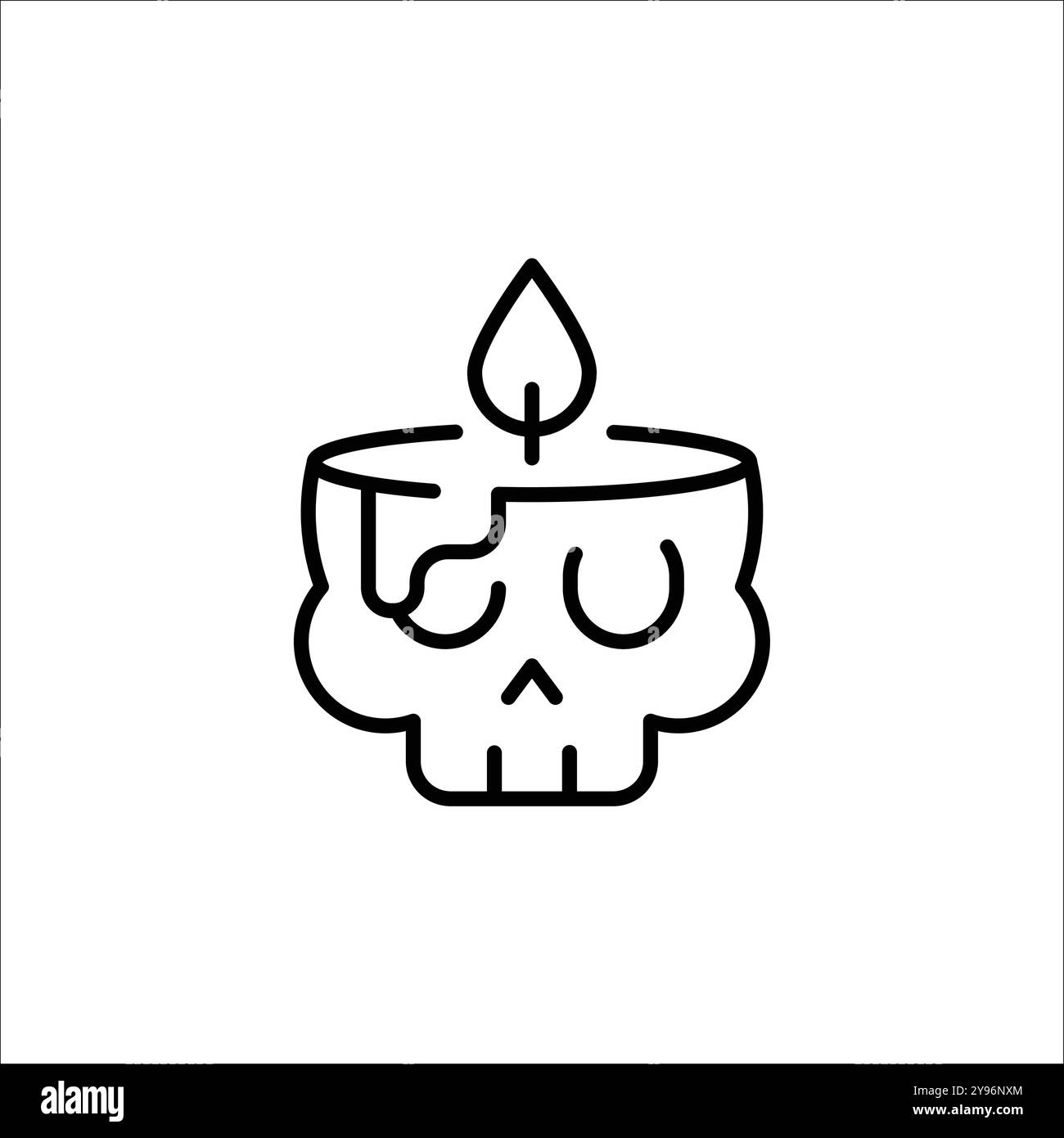 Sugar skull face Black and White Stock Photos & Images - Alamy