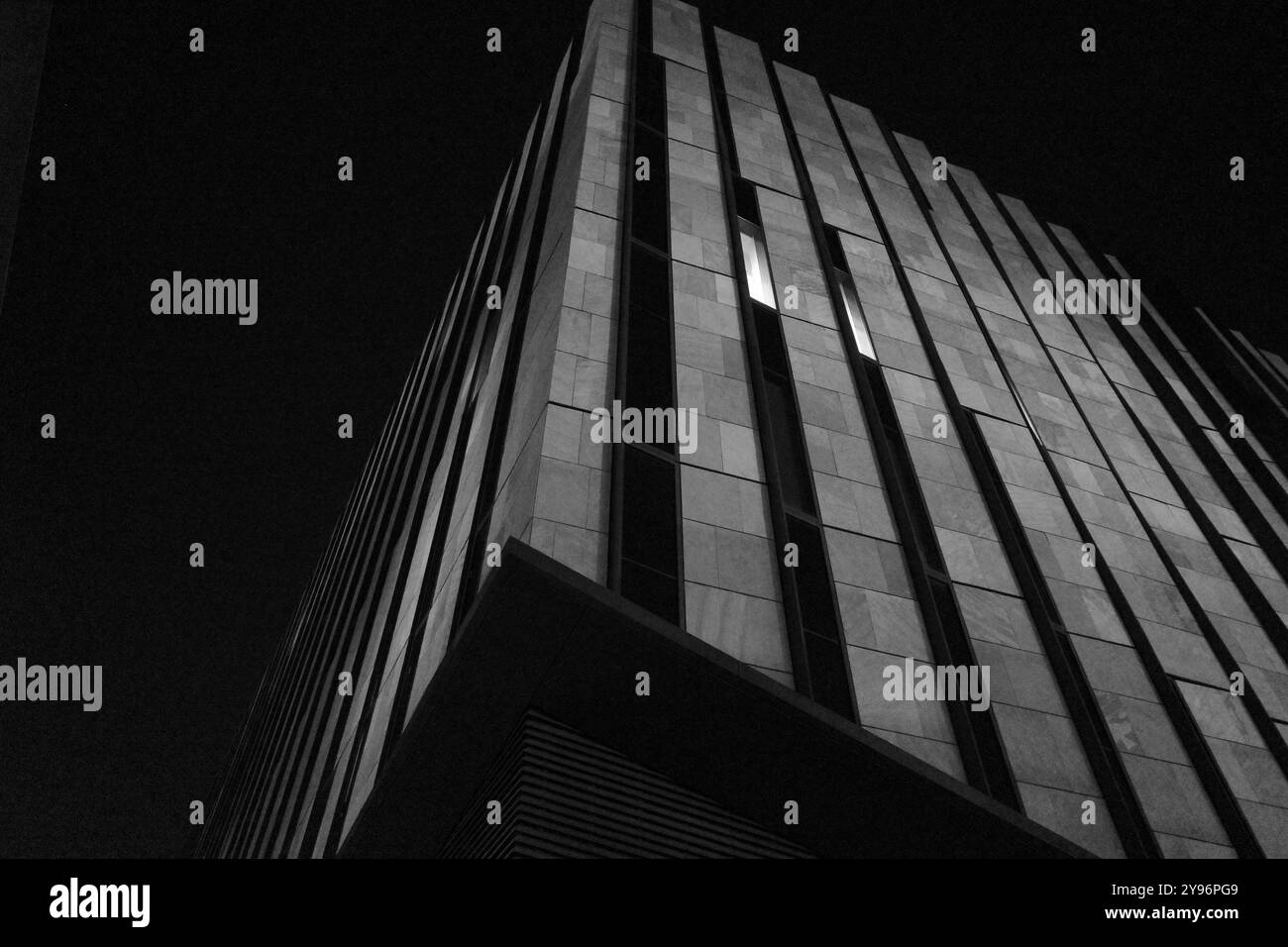 Phoenix building downtown black and white abstract photo Stock Photo ...
