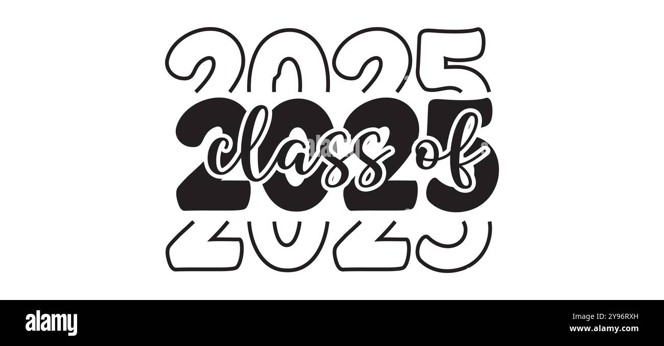 class of 2025 Graduation Quote Senior Class Of 2025 Graduation retro ...