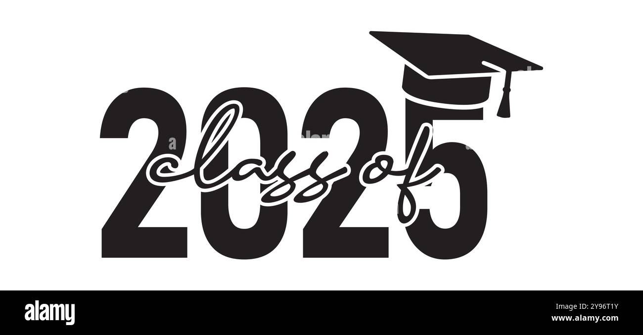 class of 2025 Graduation Quote Senior Class Of 2025 Graduation retro vintage typography ...