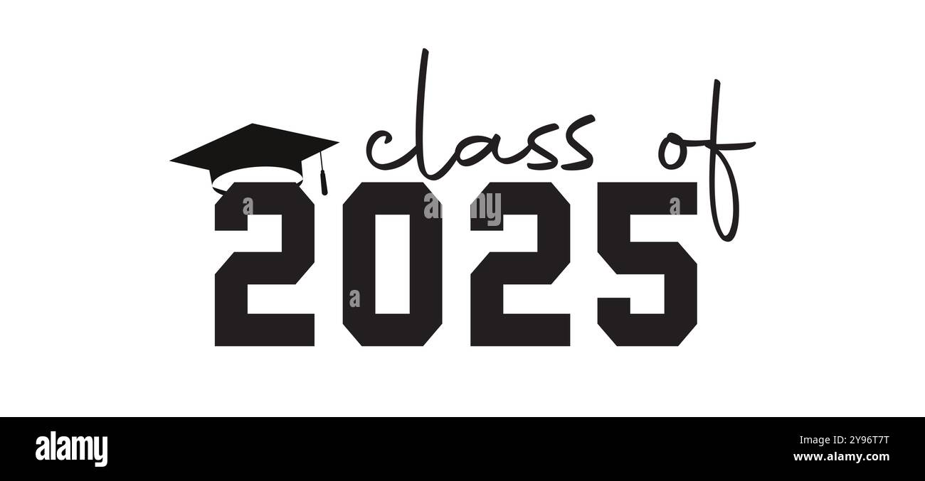 class of 2025 Graduation Quote Senior Class Of 2025 Graduation retro vintage typography ...