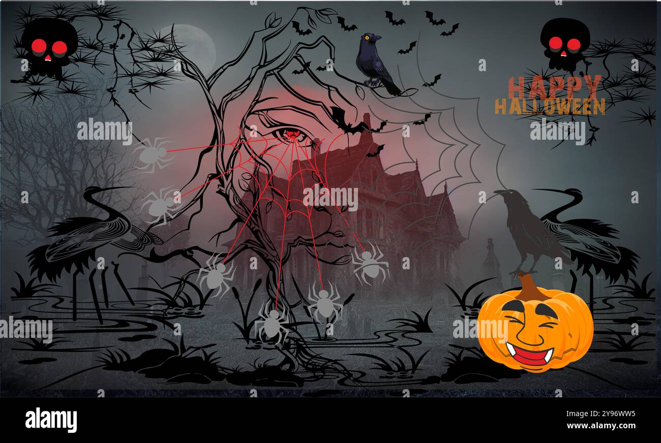 Pumpkin cut out halloween Stock Vector Images - Alamy