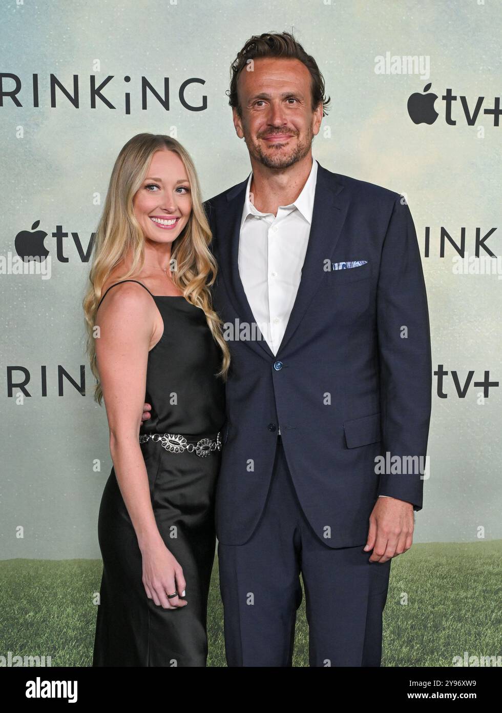 West Hollywood, USA. 08th Oct, 2024. Kayla Radomski and Jason Segel ...