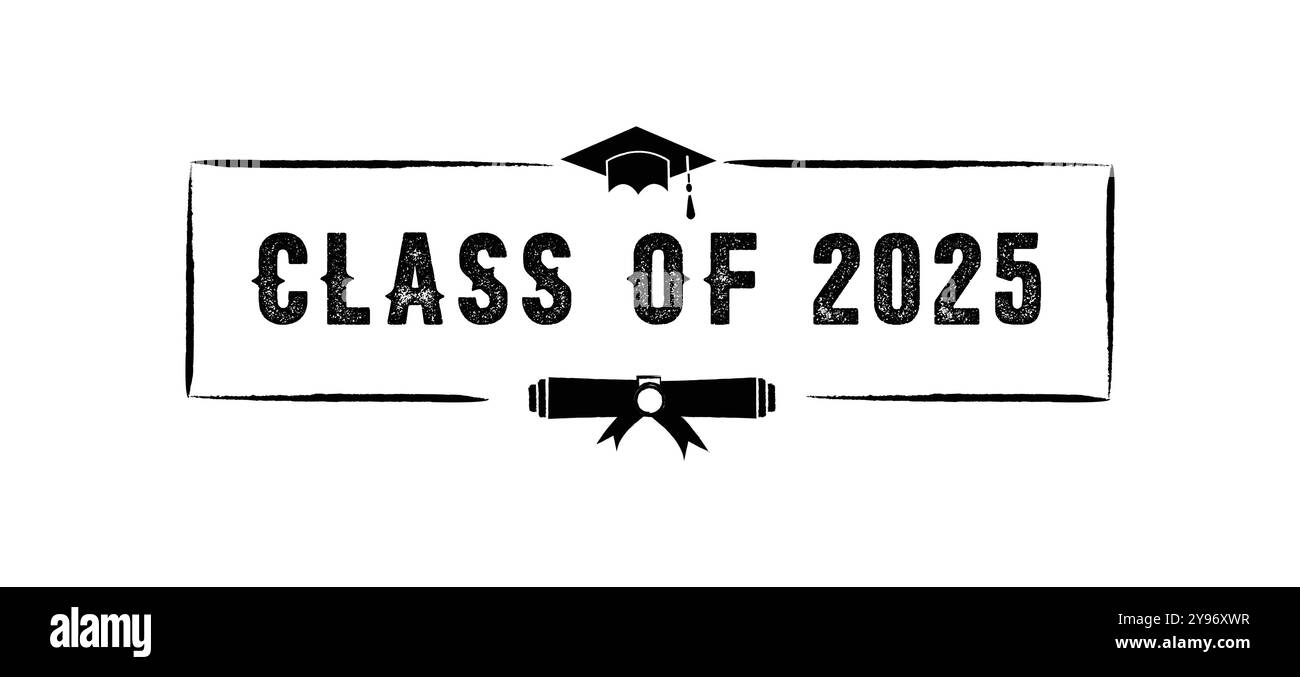class of 2025 Graduation Quote Senior Class Of 2025 Graduation retro vintage typography ...