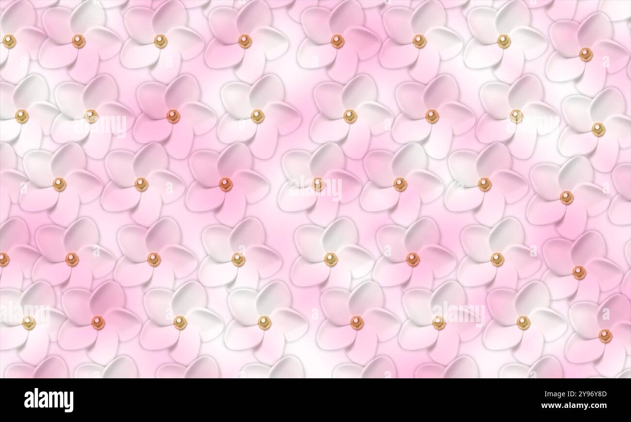 Flower light wallpaper Stock Vector Image & Art - Alamy