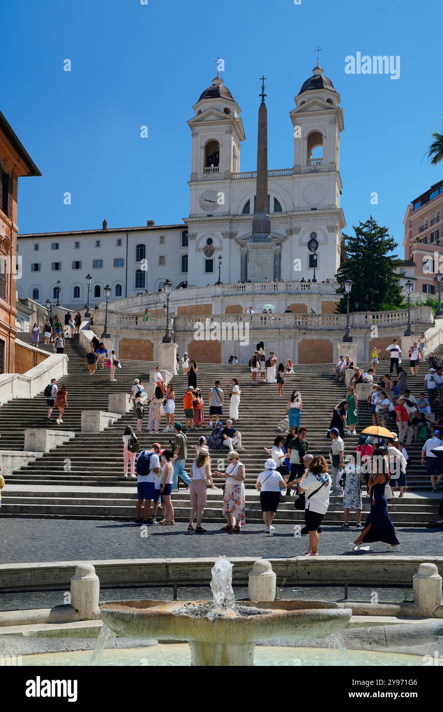 Spanish Steps, Piazza di Spagna , Rome , Lazio,Italy Stock Photo - Alamy