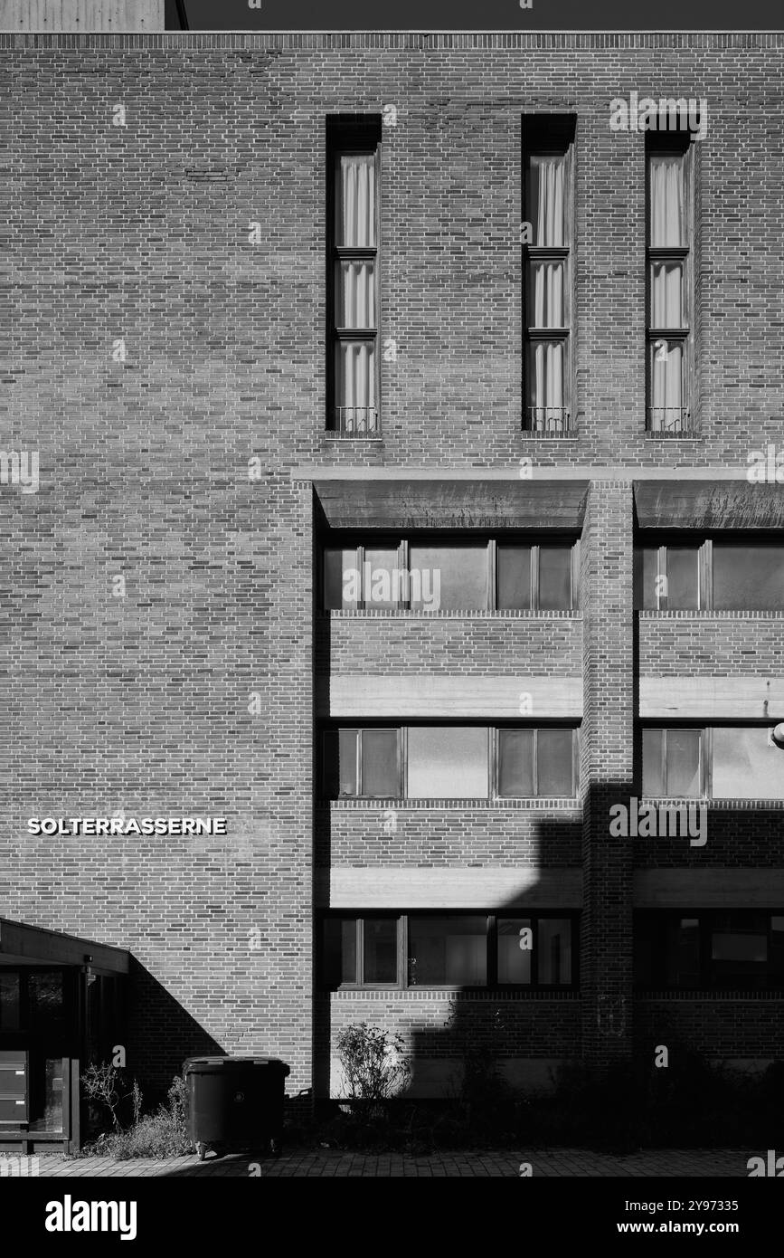 Plejecentret Solterrasserne, care facility, designed by Stadsarkitektens Direktorat, 1978; Johan ...