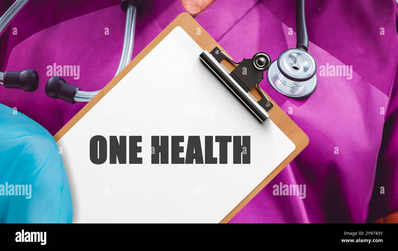 one health concept, One health concept of a clean, healthy environment ...