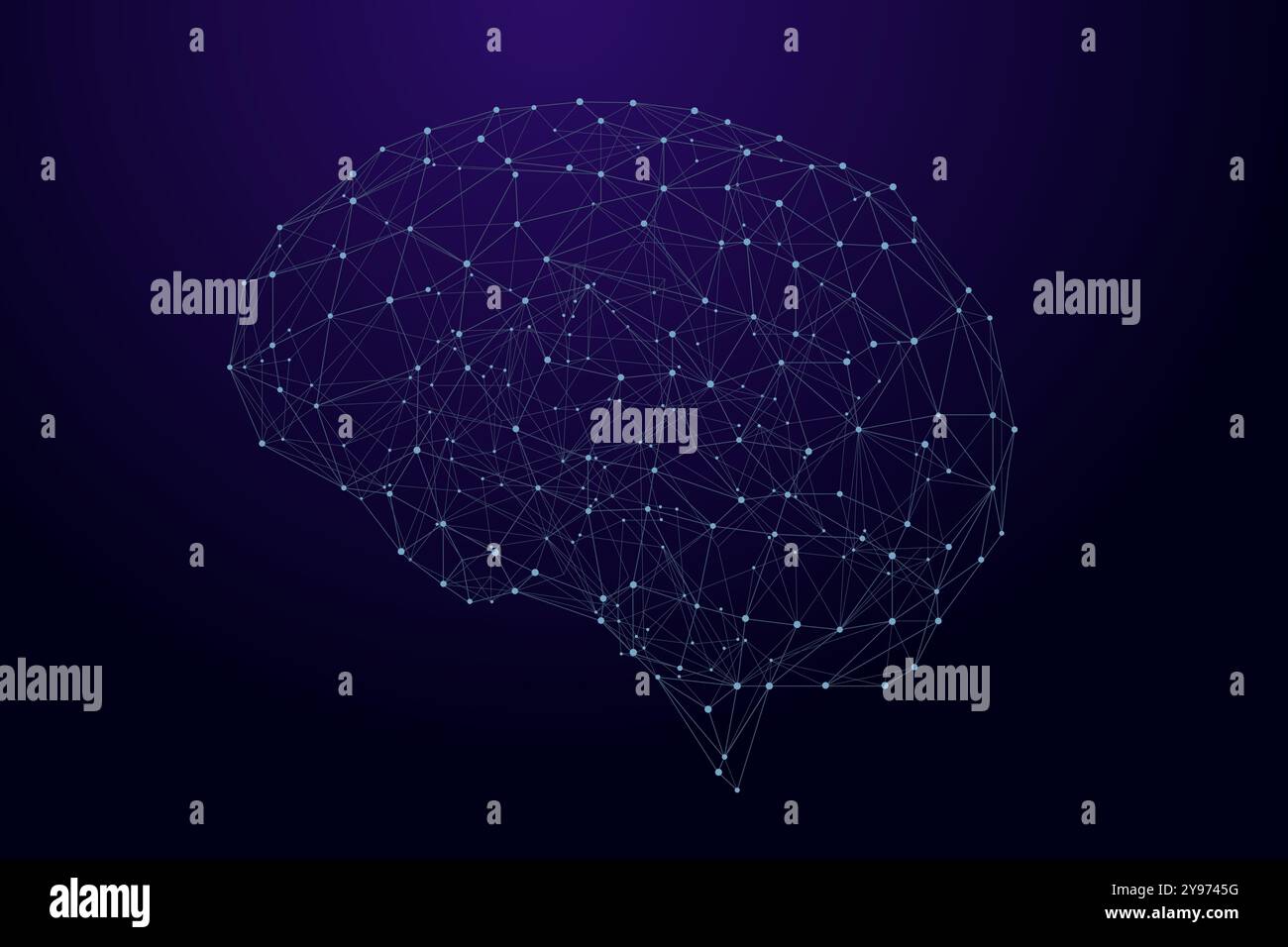 Artificial Neural Network. Brain as artificial intelligence network ...