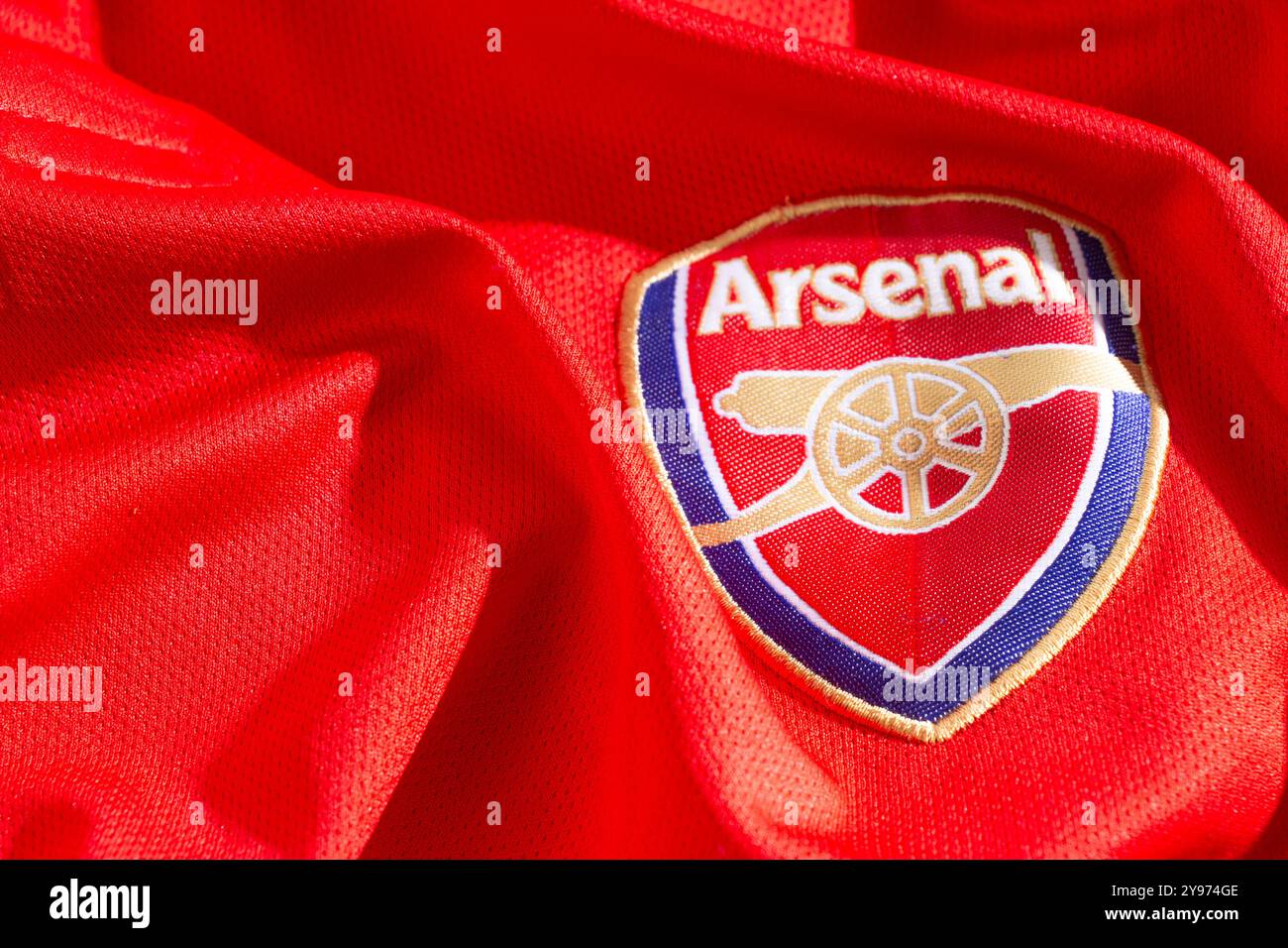 pringsewu, Lampung October 10, 2024 selective focus Waving fabric ...