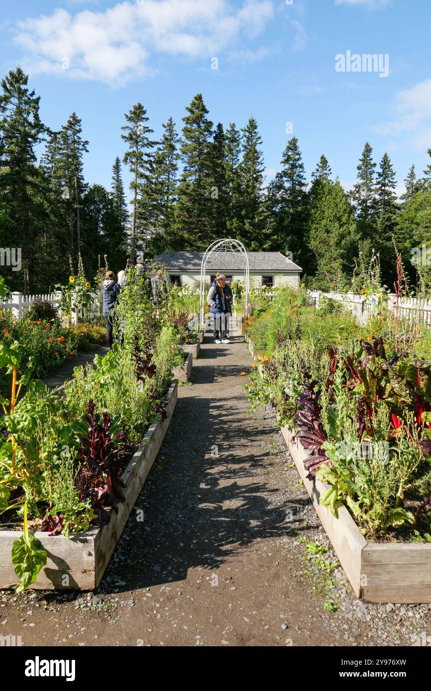 The Jardins de Métis or Reford Gardens, an English-style garden ...