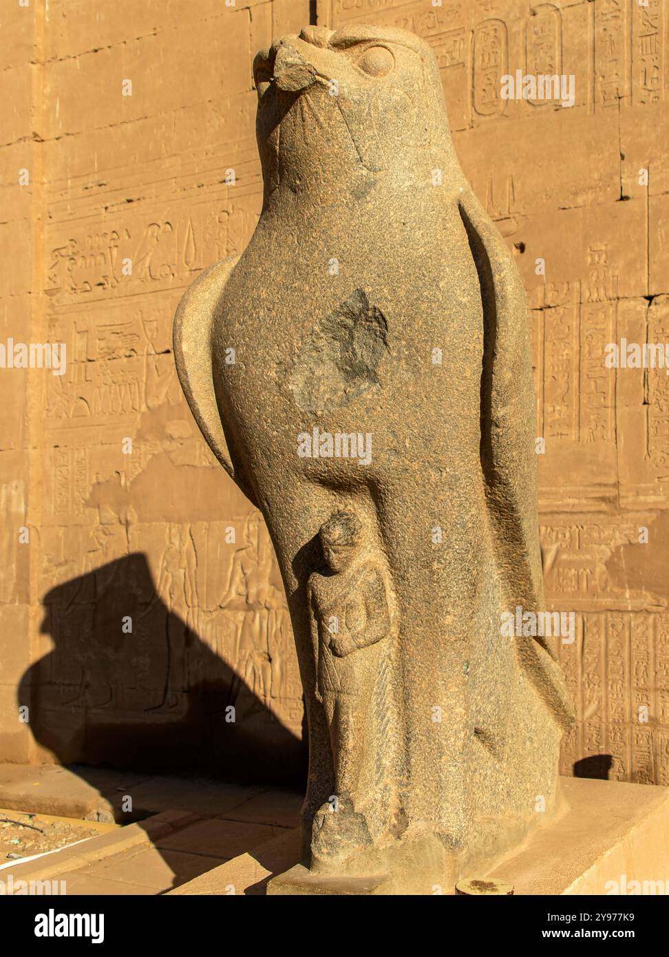 The intricate details of the statue of Horus, a timeless masterpiece ...