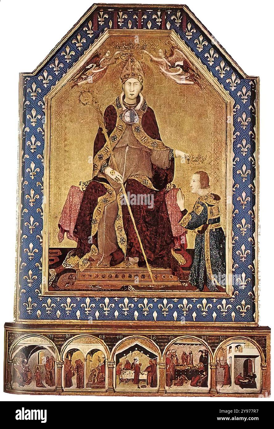 SIMONE MARTINI (b. 1280/85, Siena, d. 1344, Avignon) Altar of St Louis of Toulouse c. 1317 ...