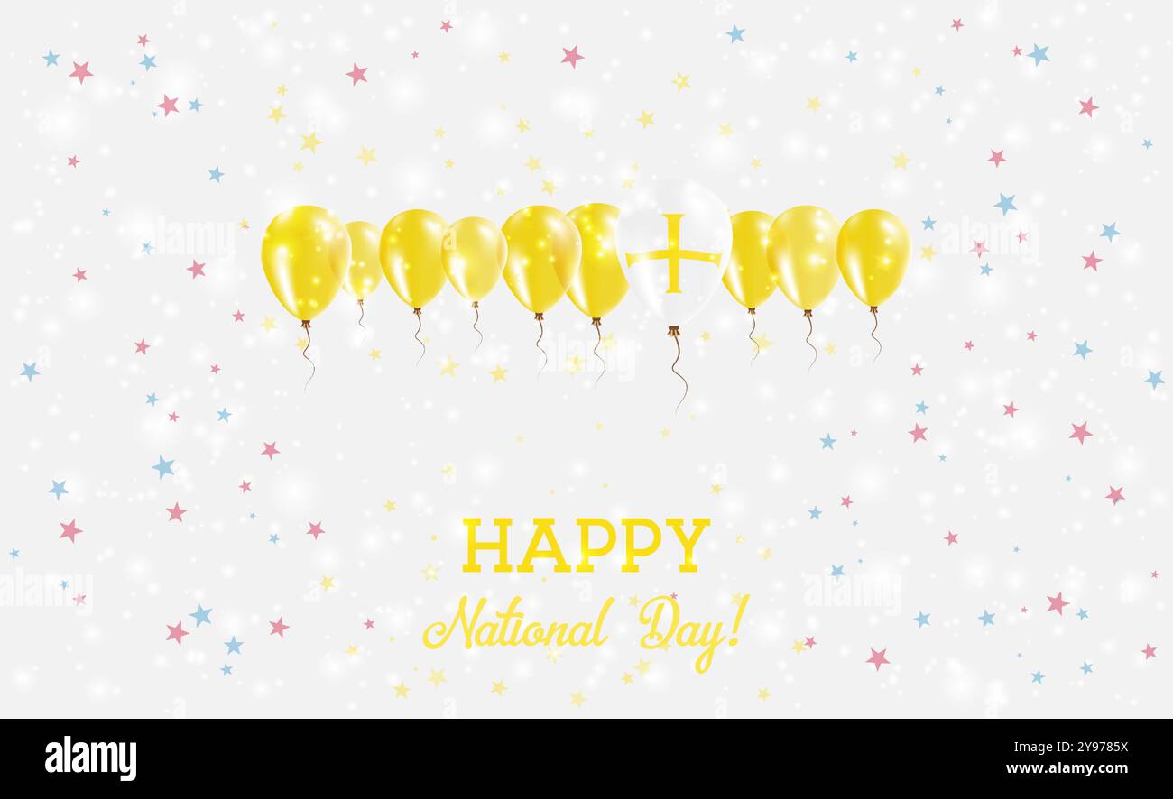 Guernsey Channel Independence Day Sparkling Patriotic Poster. Row of ...