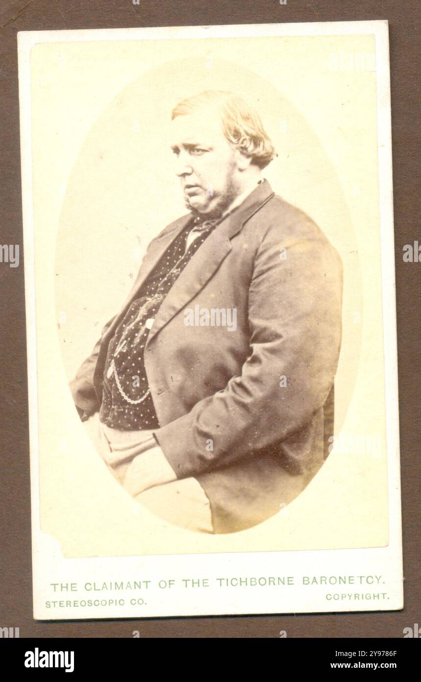 Carte de visite portrait of The Claimant of the Tichborne Baronetcy ...