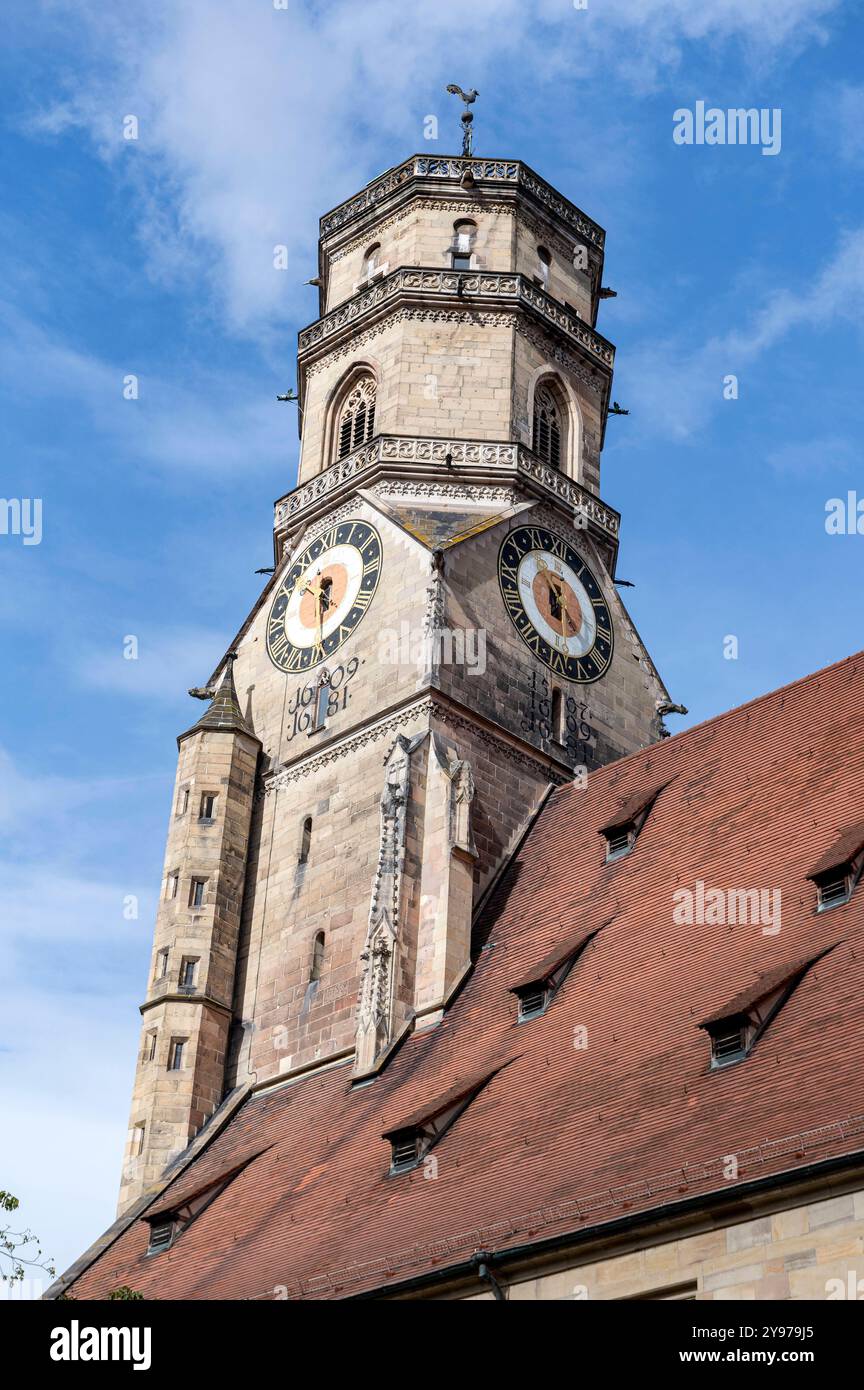 Stuttgart Baden Württemberg Germany September 2024 Stiftskirche ...