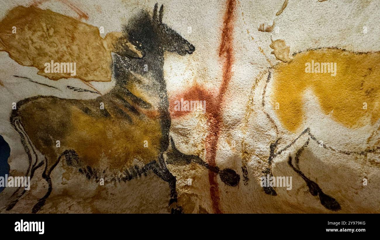 cave paintings in the Lascaux cave Stock Photo - Alamy