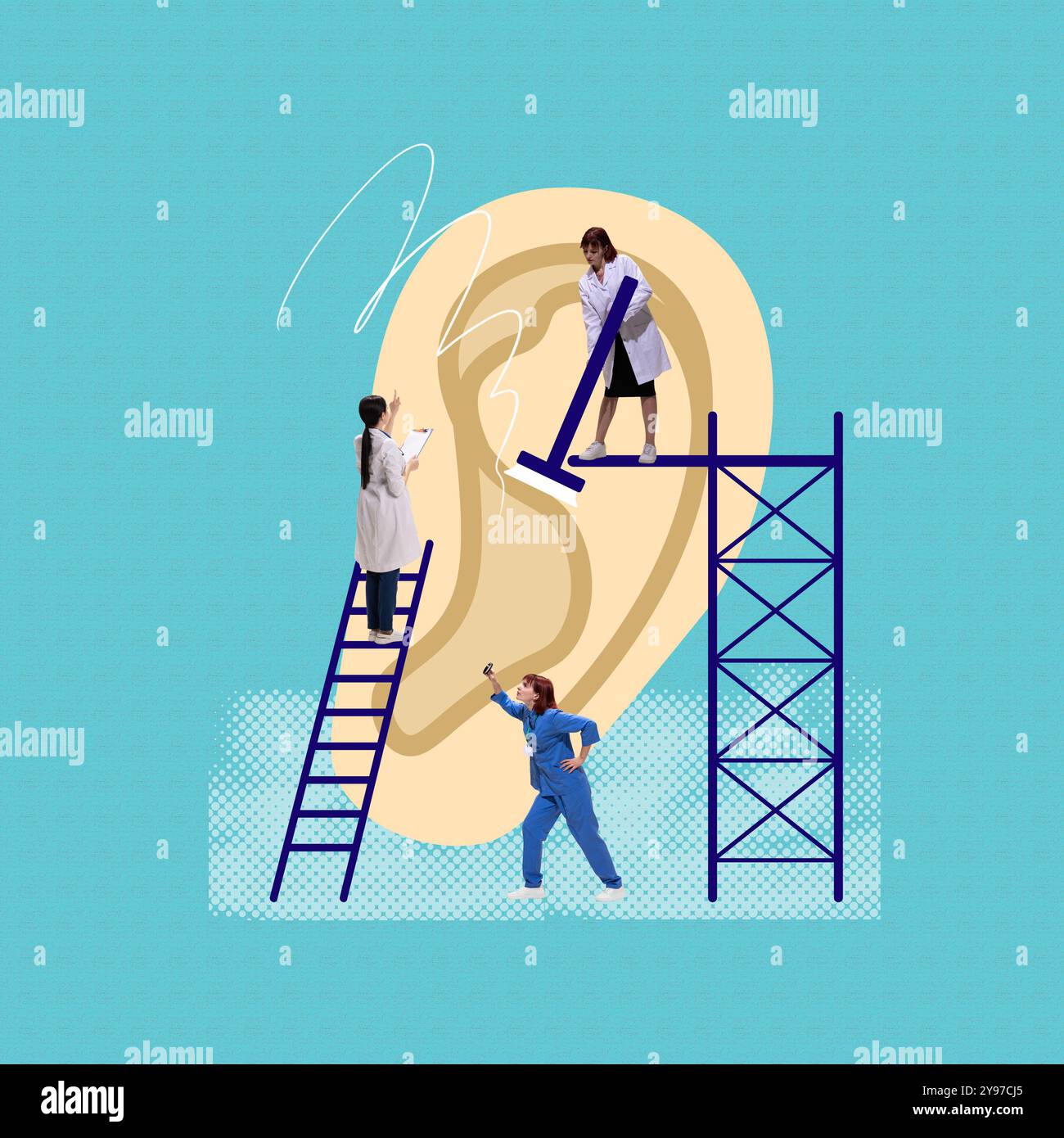 Doctors clean and repair ear, hearing health and role of medical ...