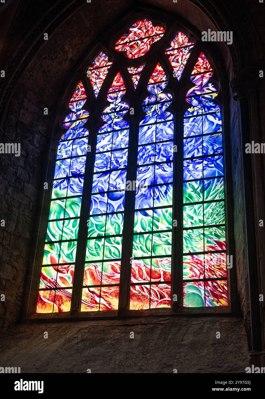 The Sara Pilkington Stained Glass Window in Durham Cathedral, County ...