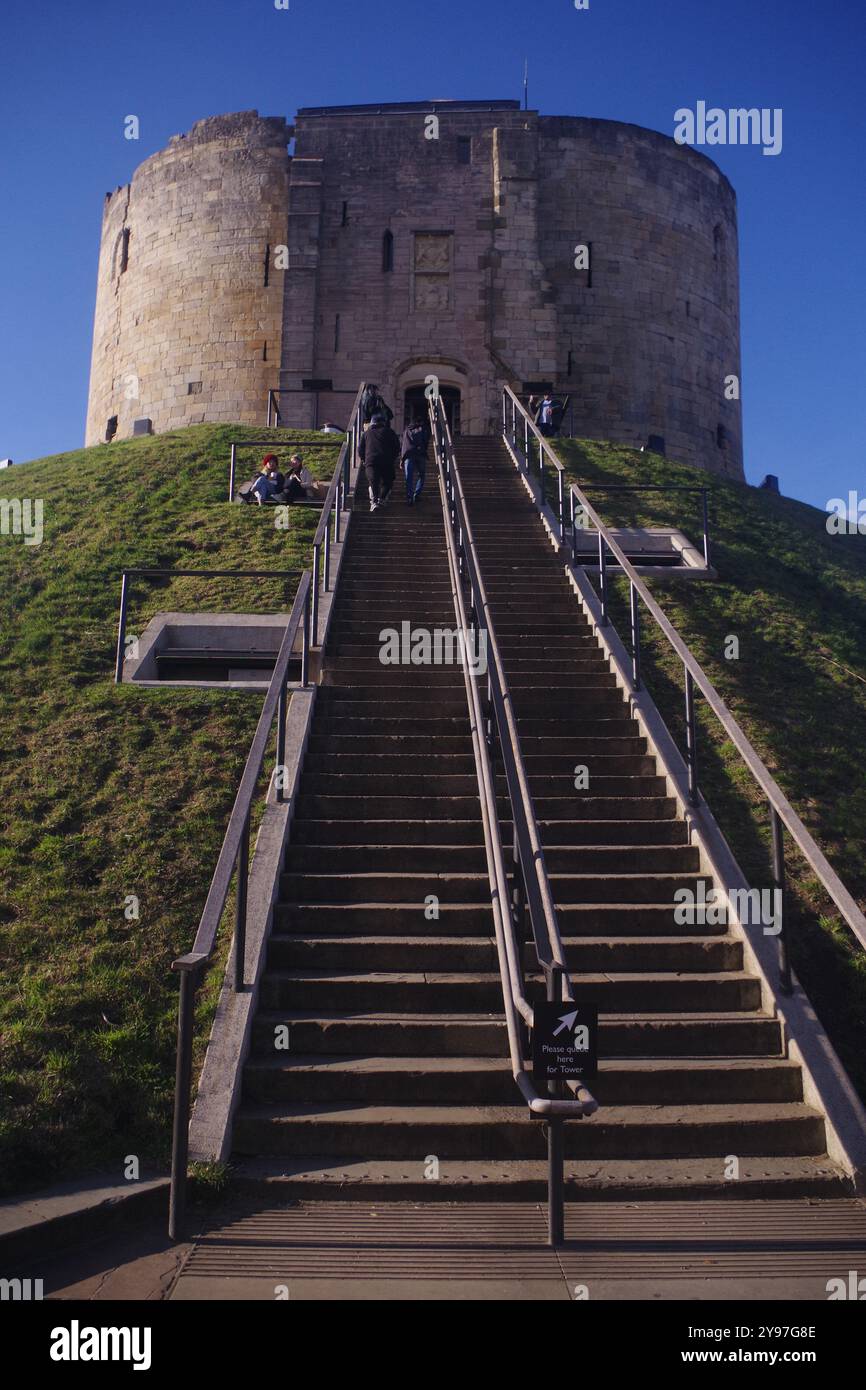 Clifford's Tower, York, England Stock Photo - Alamy