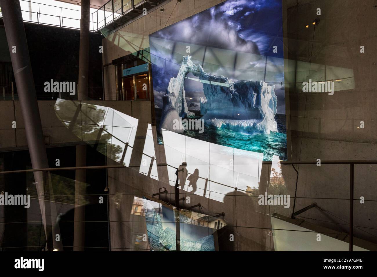 Barcelona, Spain - 25 March 2024 : Antarctic exhibition at CosmoCaixa ...
