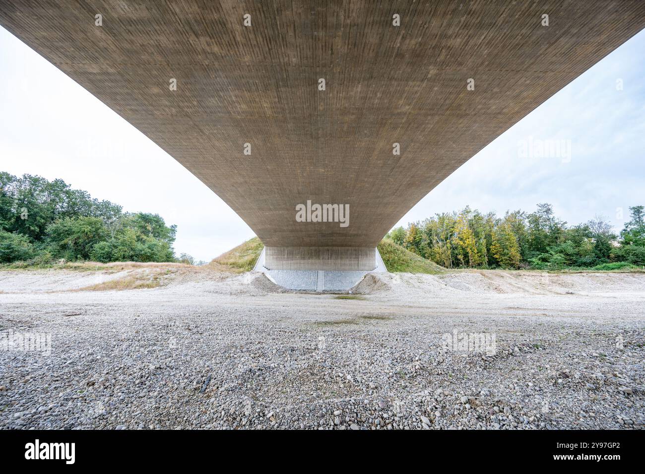 Pocking, Germany. 08th Oct, 2024. A bridge for bats crosses the future ...
