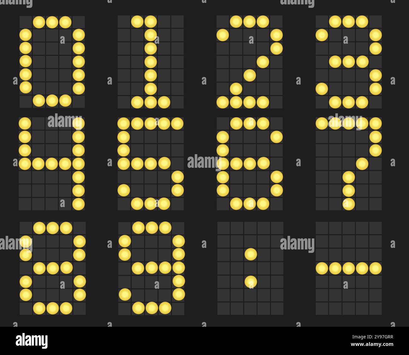 LED digital board Electronic style display information scoreboard with ...