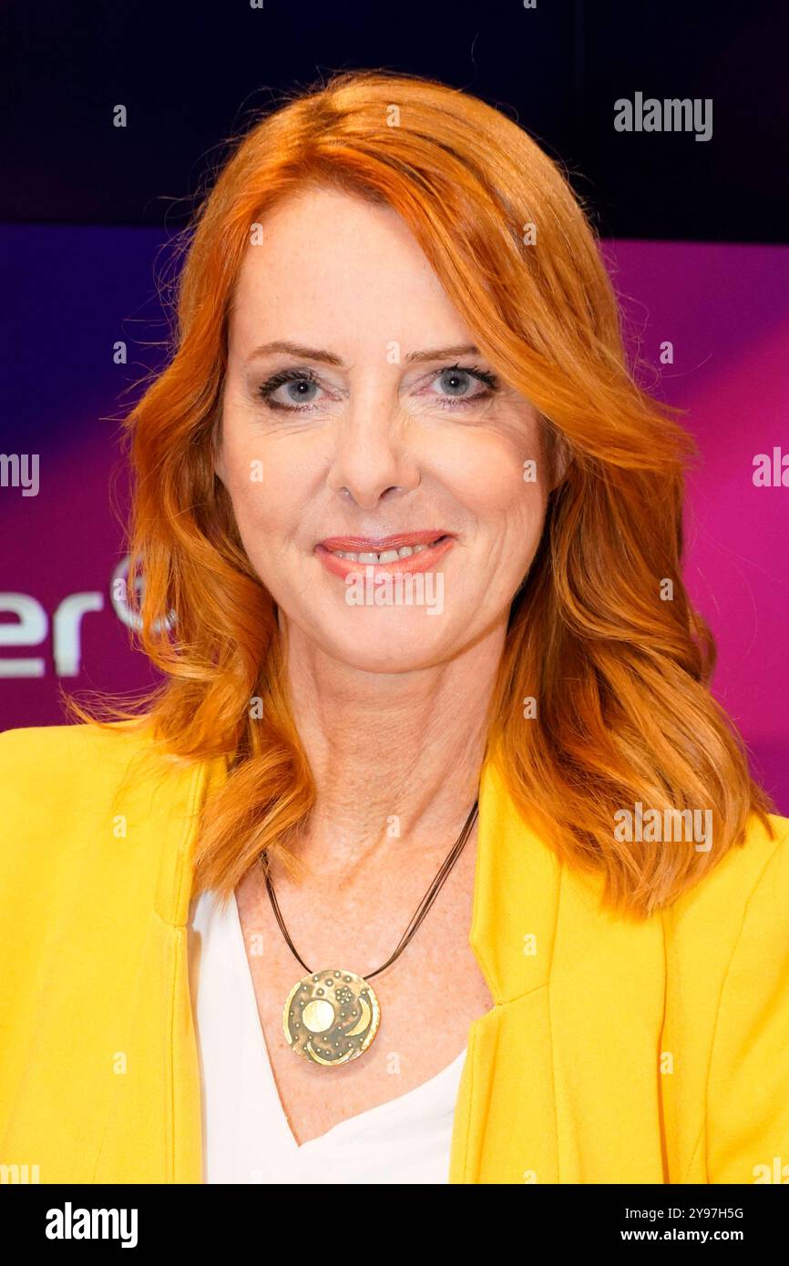 Kerstin Palzer in der ARD-Talkshow maischberger im Studio Berlin ...