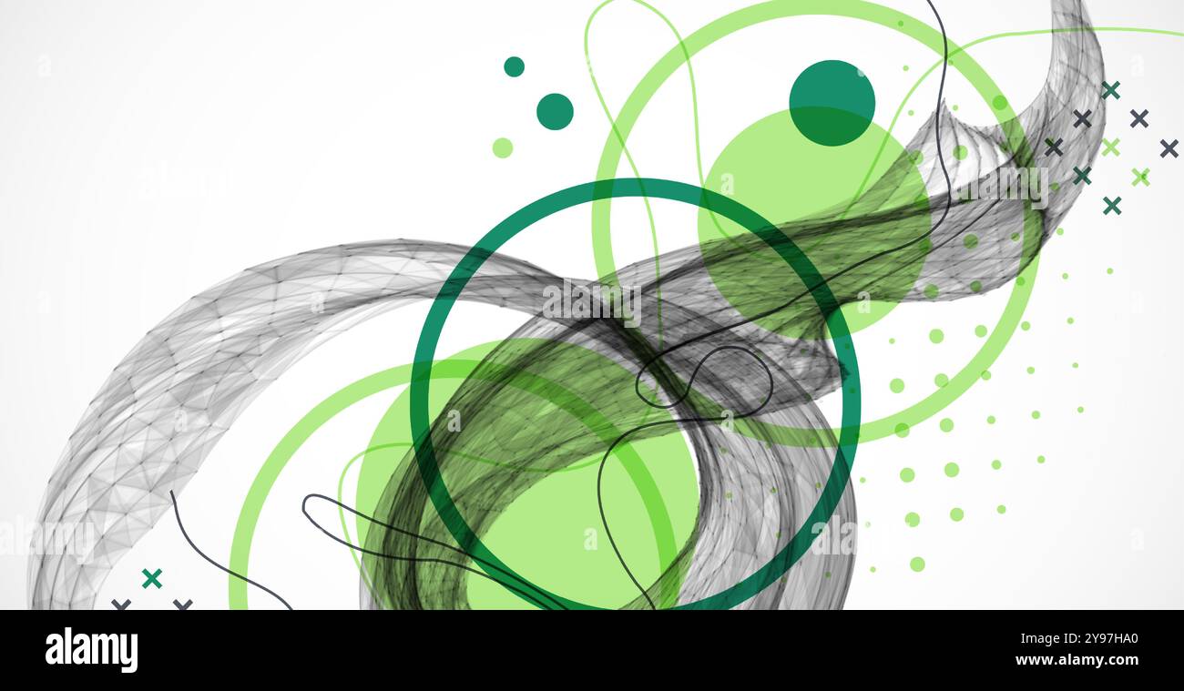 Abstract art background. Modern science or technology art elements ...