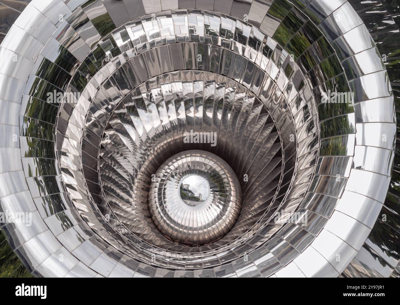 Bangkok, Thailand - 28 Sep, 2024 - Close-up of Stainless steel pupil ...