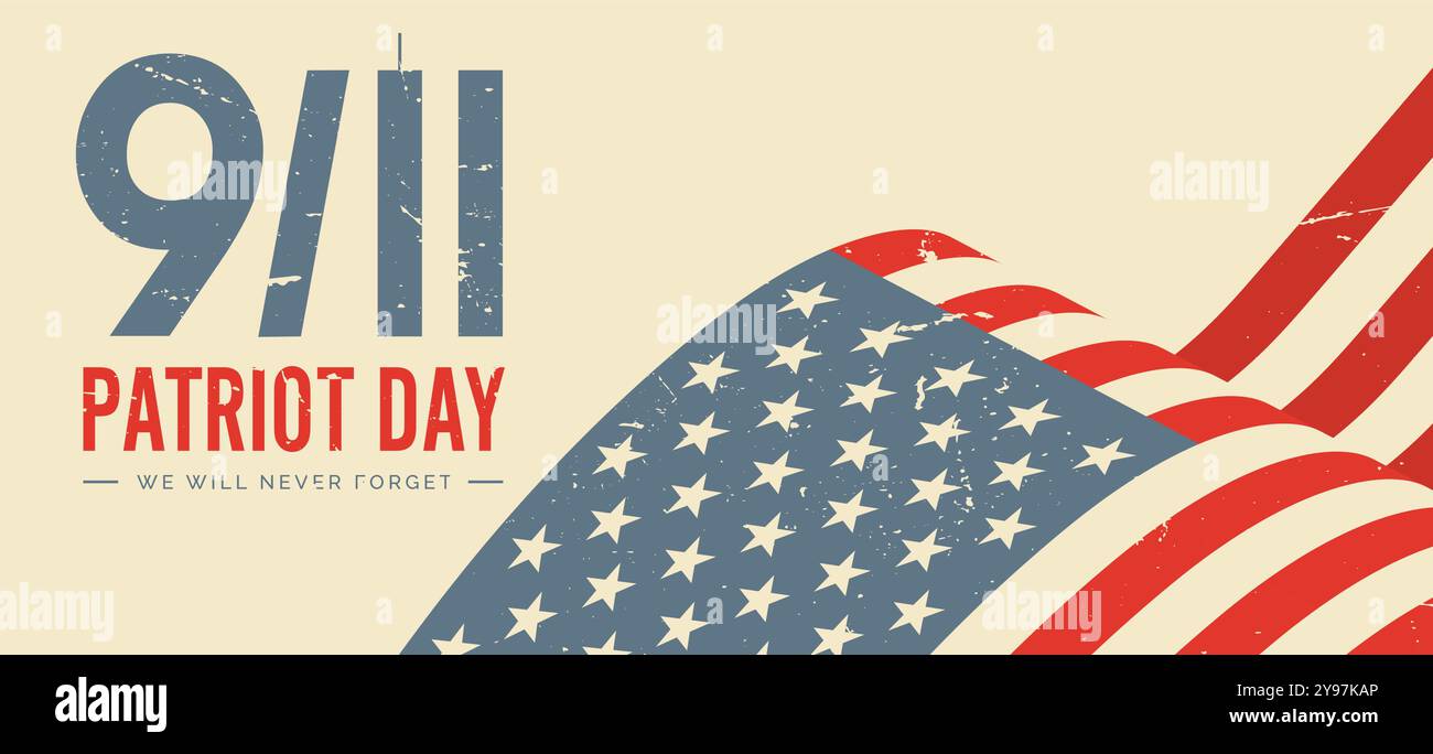 Patriot Day, September 11, We will never forget Background Illustration ...