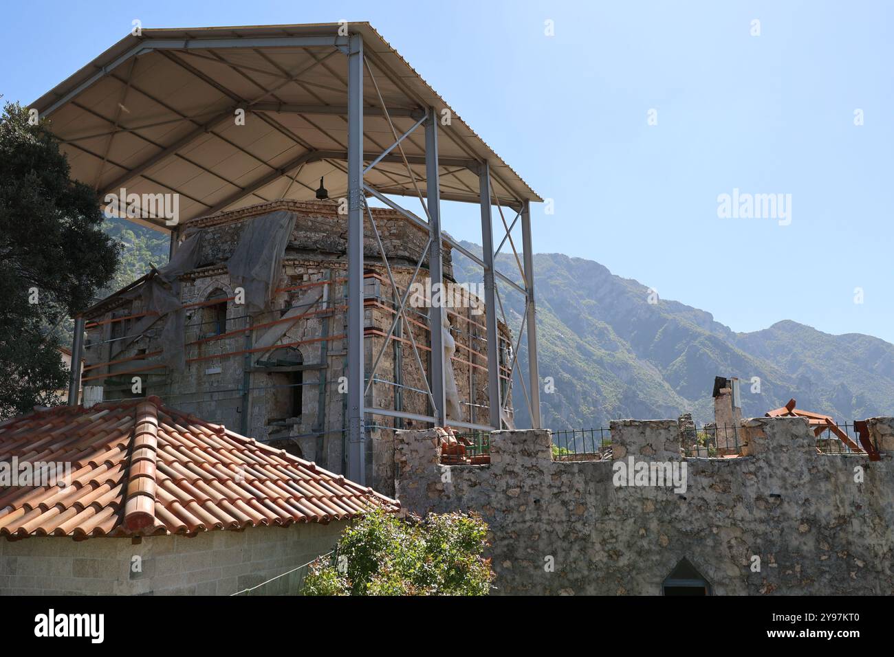 The Tekke of Dollme in Kruja Castle, Albania Stock Photo - Alamy