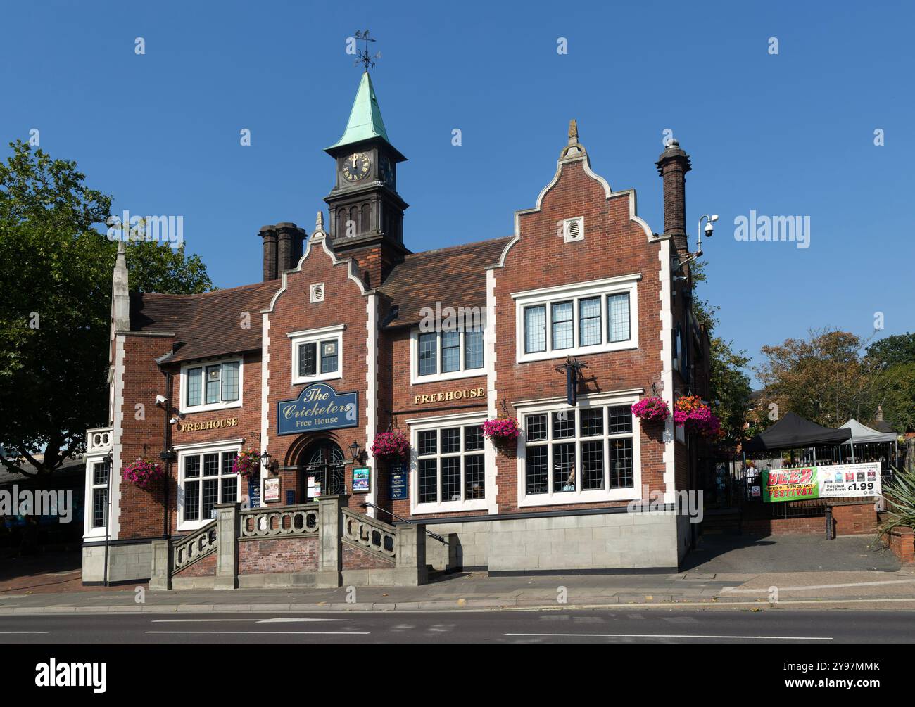 The Cricketer free house JD Wetherspoon pub in town centre of Ipswich ...
