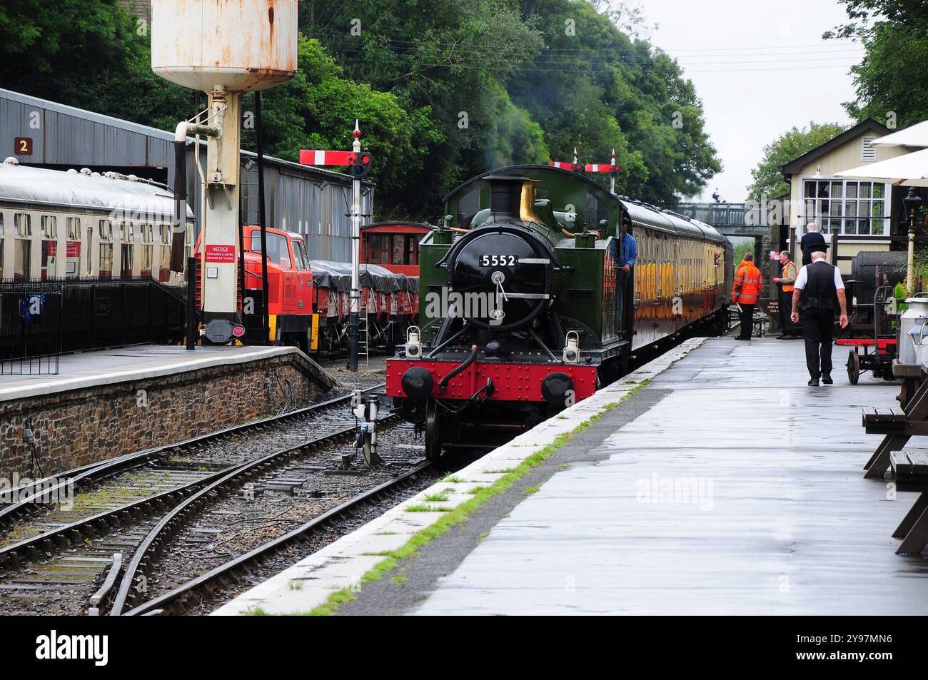 Bodmin railway station, Cornwall, England Stock Photo - Alamy
