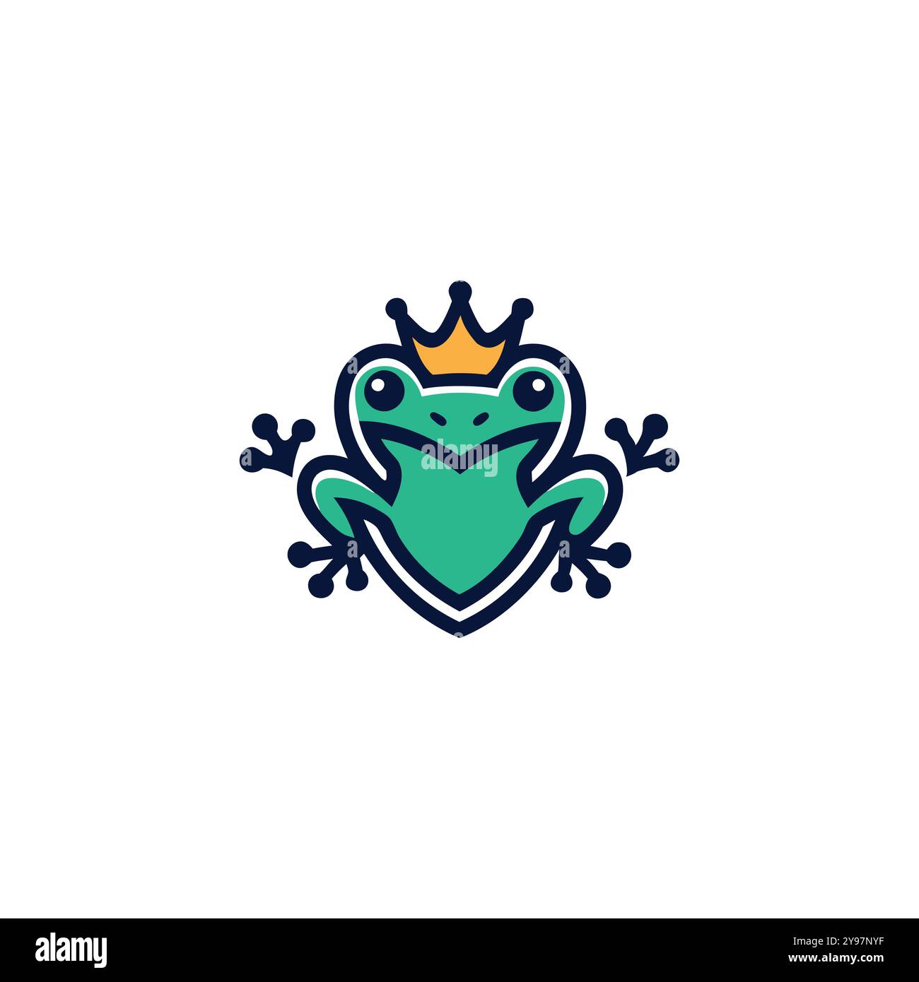 Power frog logo hi-res stock photography and images - Alamy