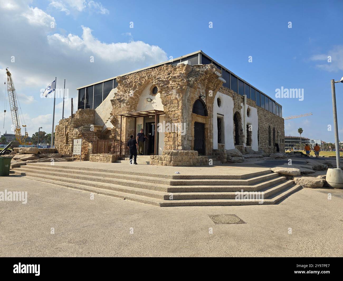 The Etzel museum on the promenade in Tel-Aviv, Israel Stock Photo - Alamy