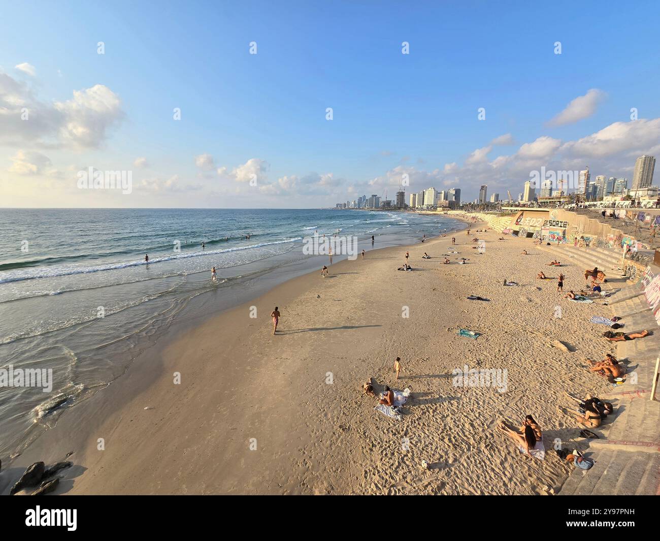 Israel beach smartphone stock photos and images - Alamy