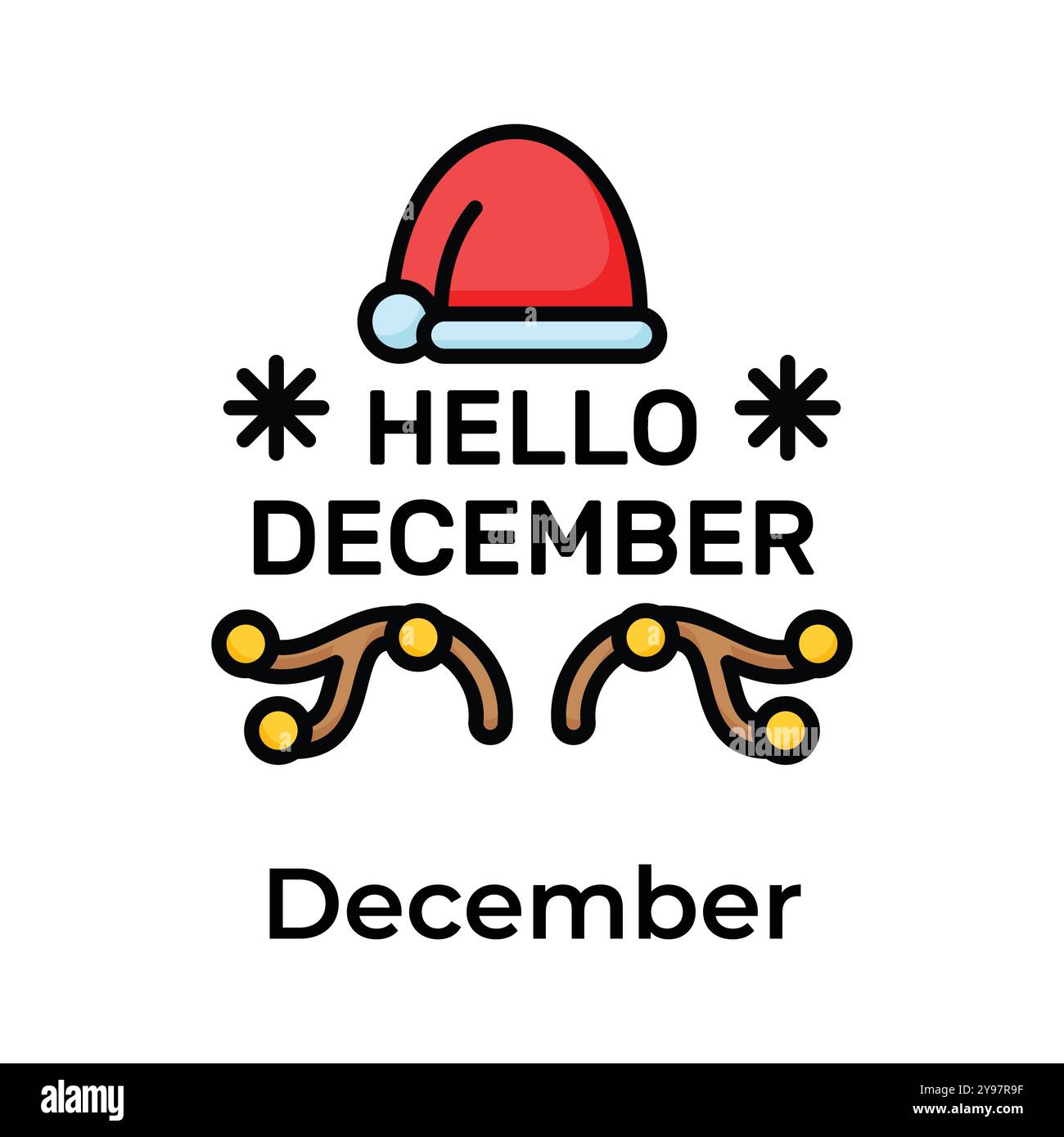 Hello december hi-res stock photography and images - Alamy