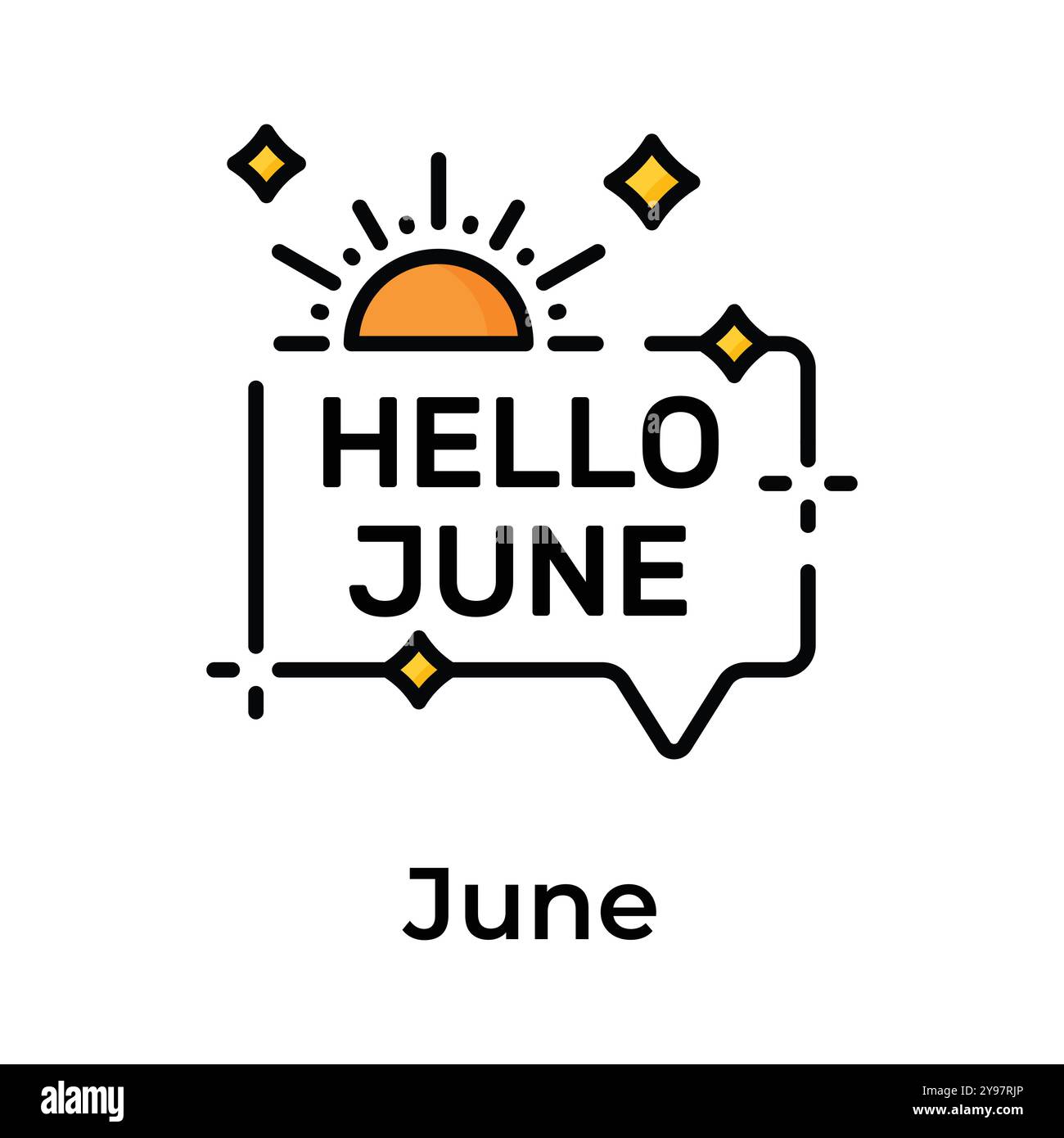 Hello June Images Welcome June Vector Art, Icons, And Graphics For