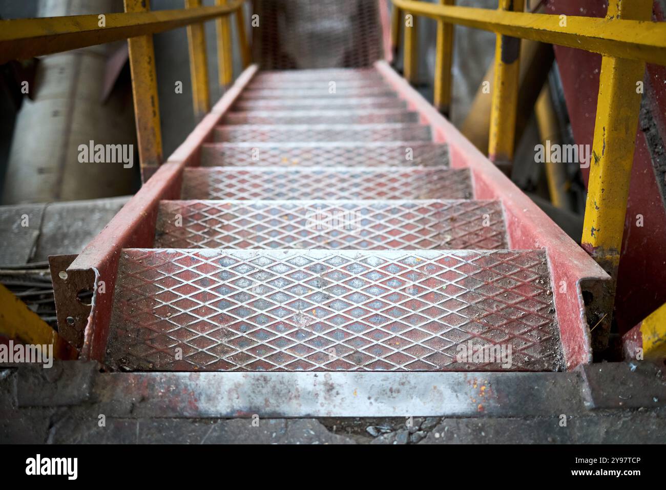 Example of chemical plant steampunk retro style interior part with ...