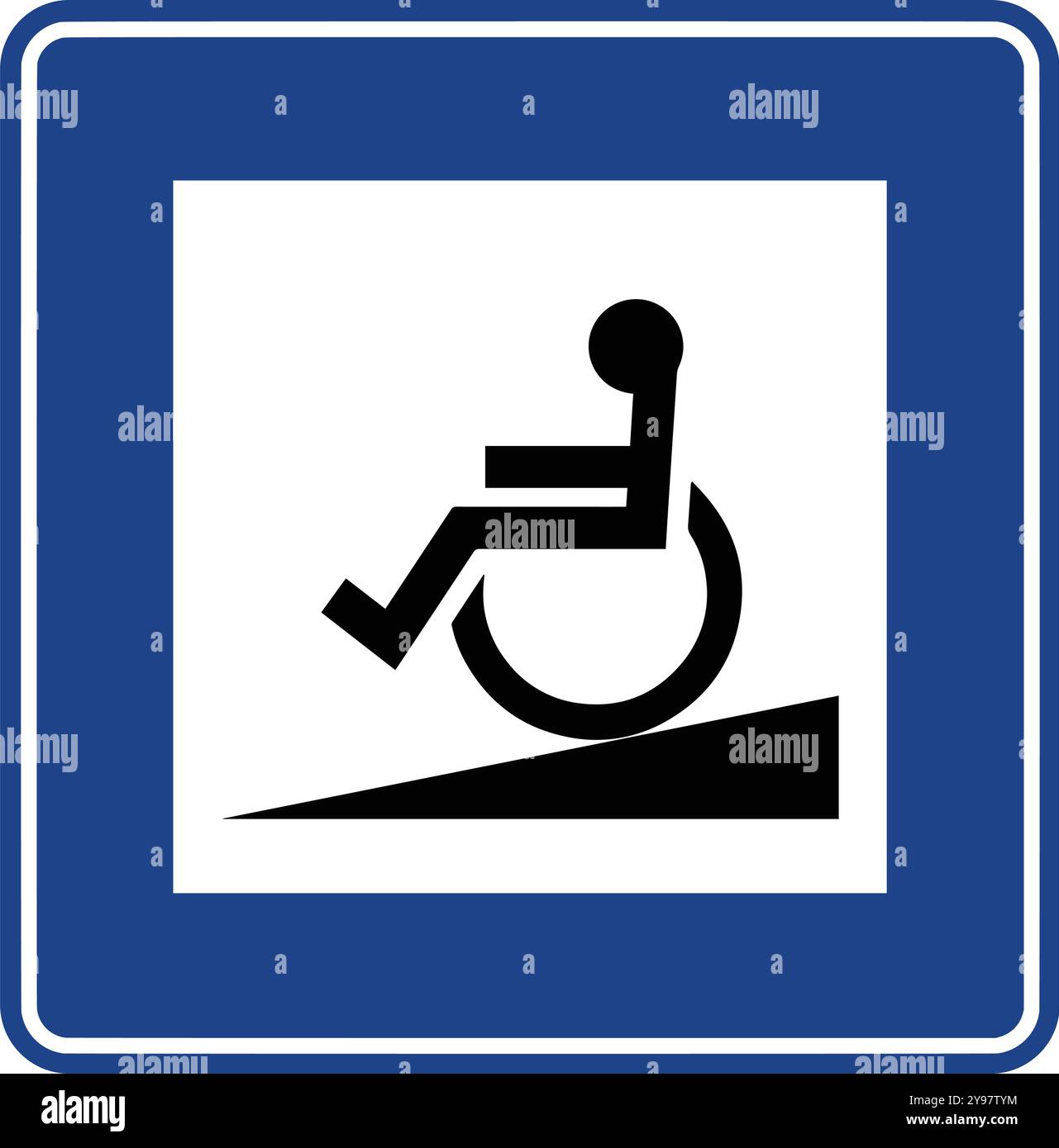 Ramp Pedestrian Underpass, Road signs in Turkey. Standard traffic signs ...